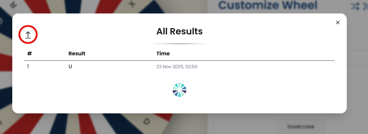 Letter Picker Wheel - Generate Random Letters from A to Z by Spinning