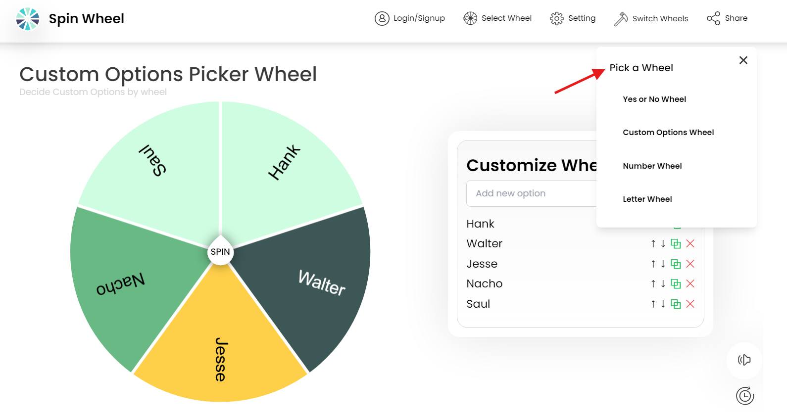 The Spinner Wheel - Free Random Picker | TheSpinnerWheel